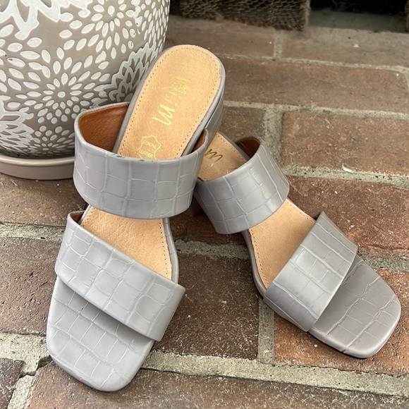 Mi.iM | Shoes | Miim Gray Mules | Poshmark